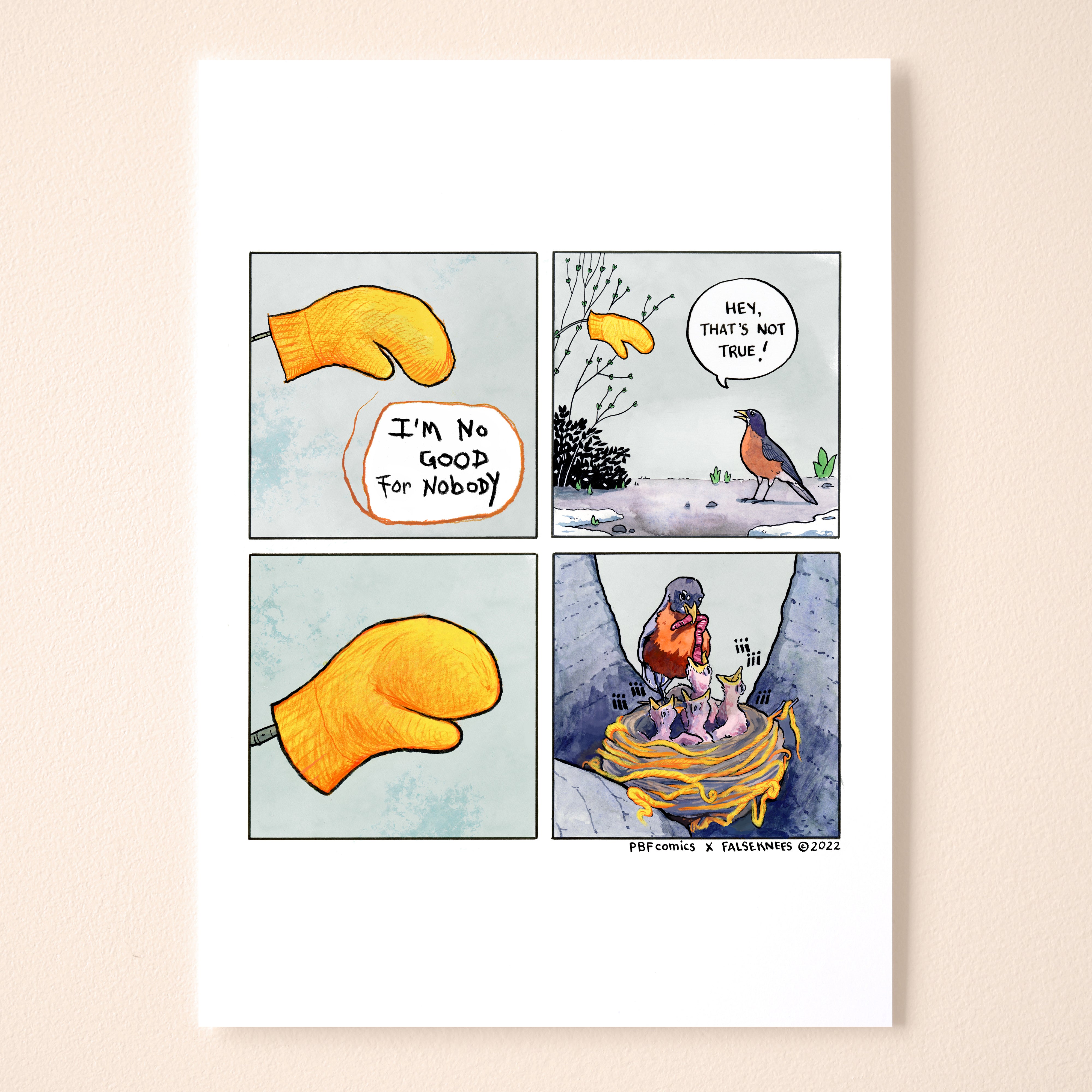 The Lost Mitten – False Knees Store